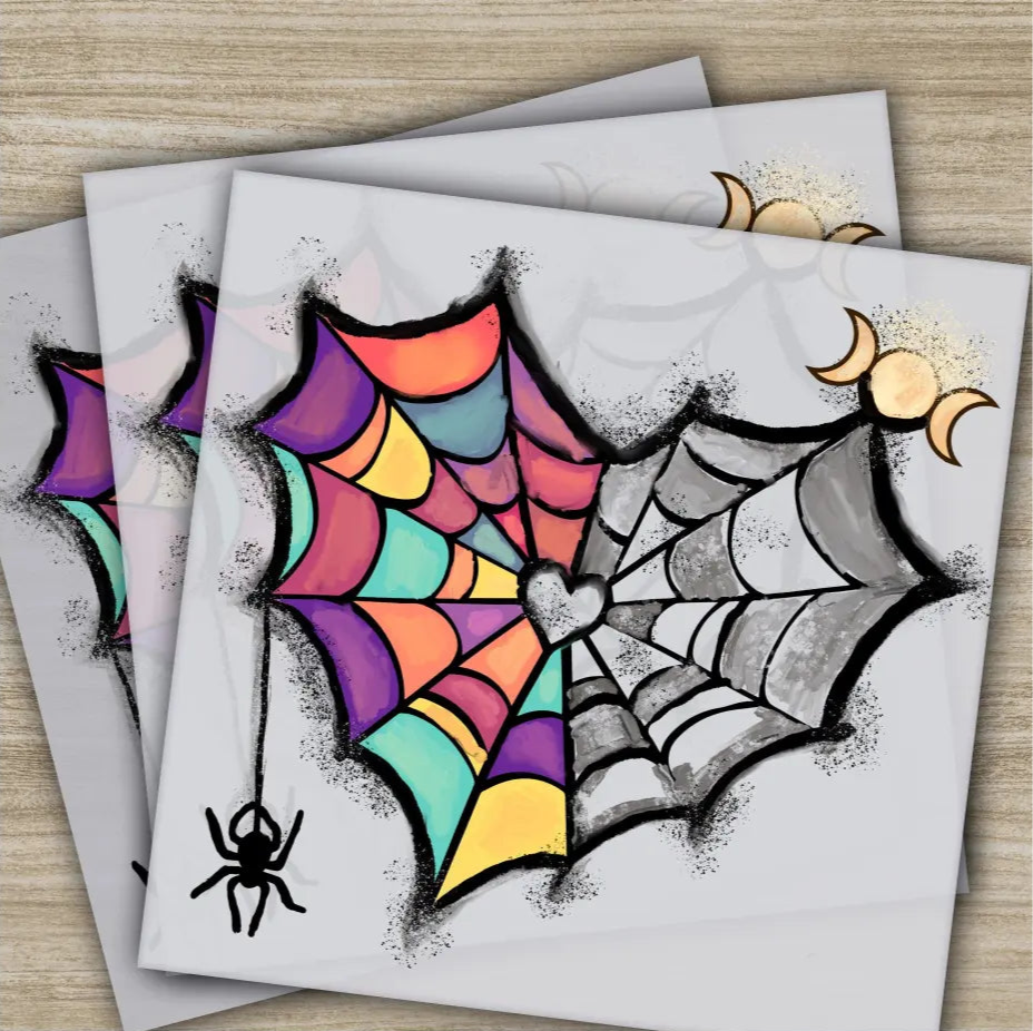 Cobwebbed Heart, Ready to Press, Personalized DTF Transfers, Valentine ...